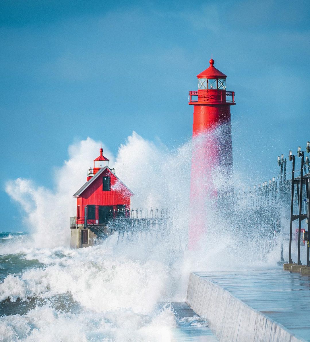 Lake Michigan Lighthouses Michigan City East Light Wikipedia