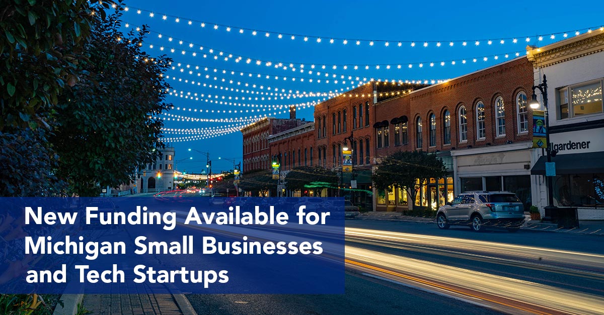 Michigan receives first round of State Small Business Credit Initiative ...