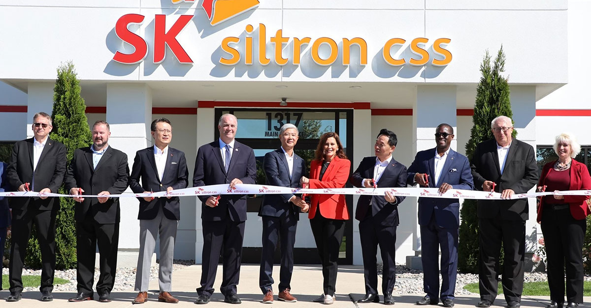 THIS JUST IN: SK Siltron CSS’s new manufacturing facility in Bay City strengthens Michigan’s ...